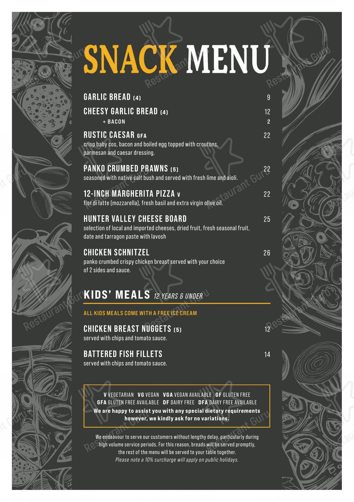 Menu at Harrigan's Cameron Park pub & bar, Cameron Park