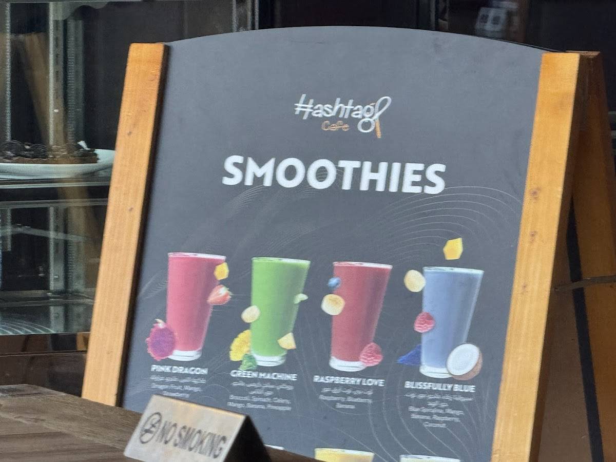 Menu at HashTag Cafe & Restaurant, Dubai