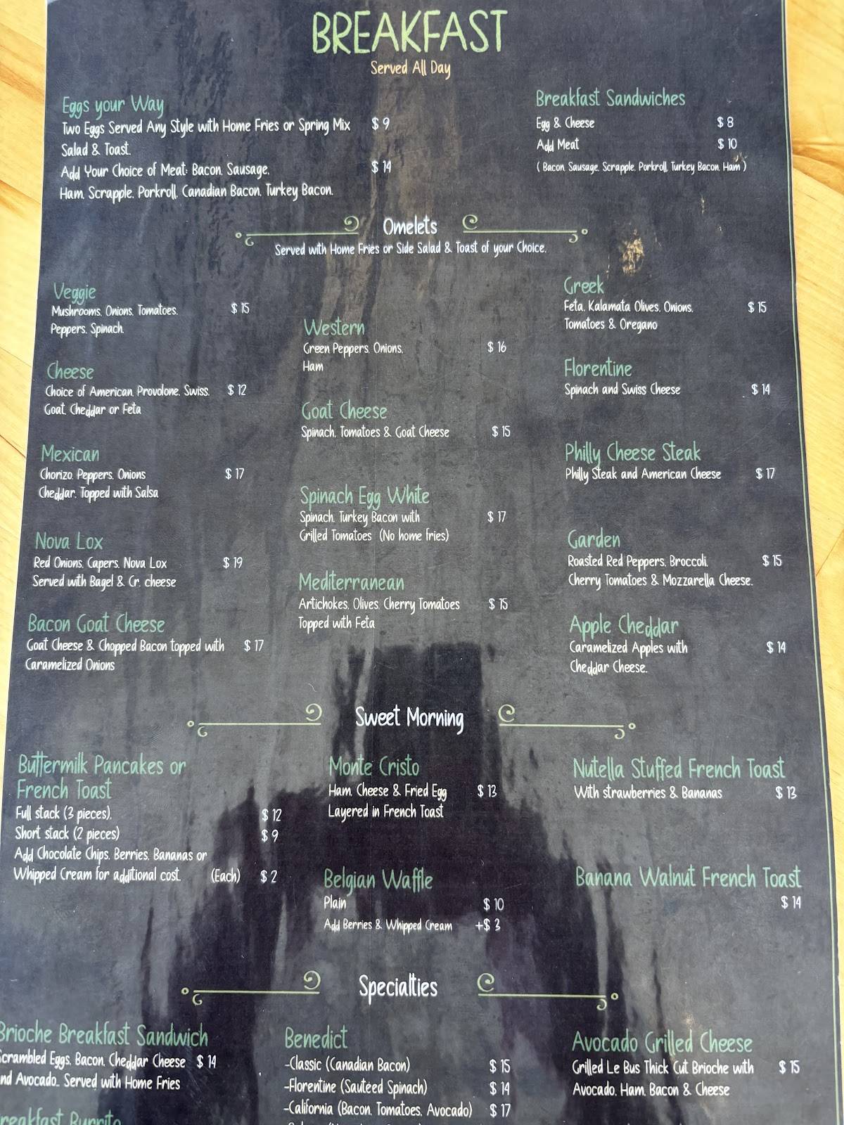 Menu at Havertown Grille restaurant, Havertown