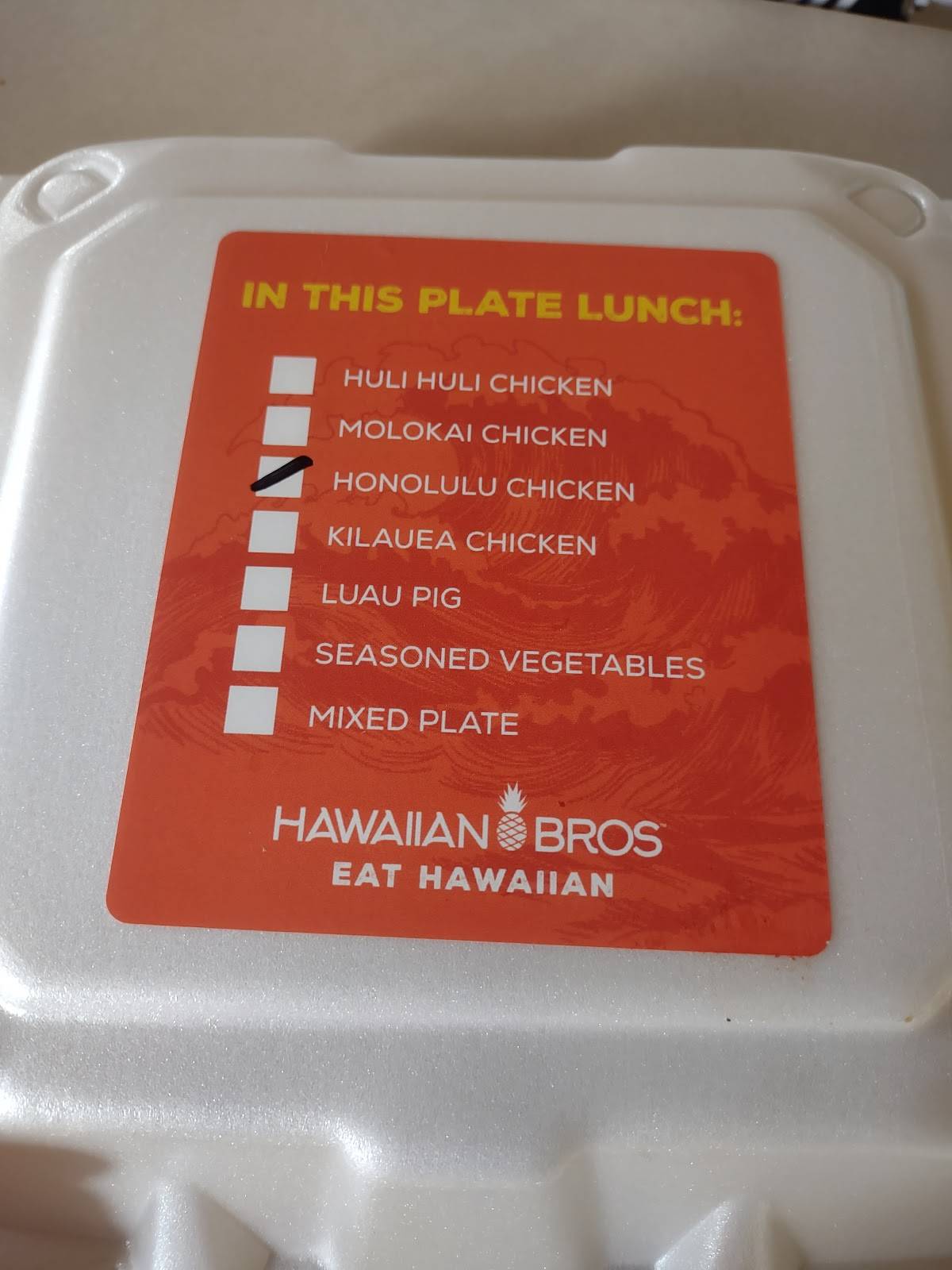 Menu at Hawaiian Bros Island Grill restaurant, Wichita