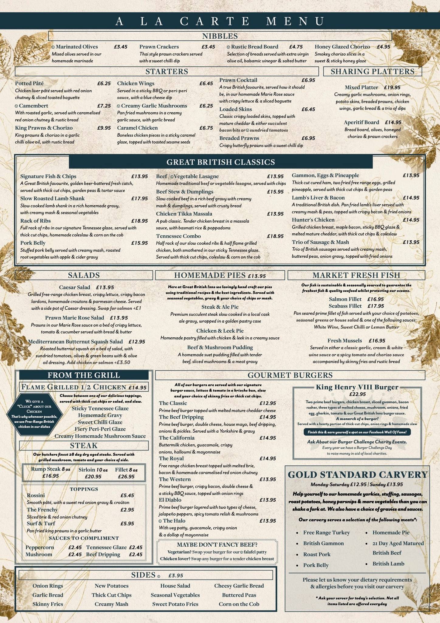 Menu at High Flyer pub & bar, Ely