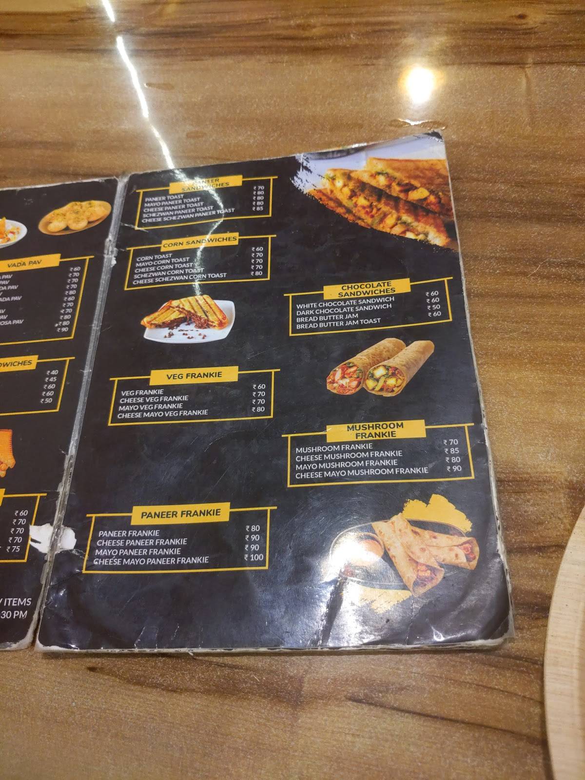 Menu at House of Paratha, Chennai, V5JX+344