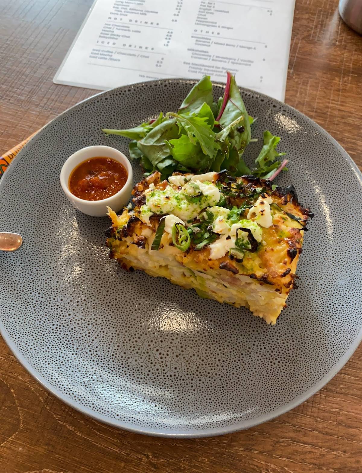 Menu at Hubbles Yard Cafe, East Fremantle