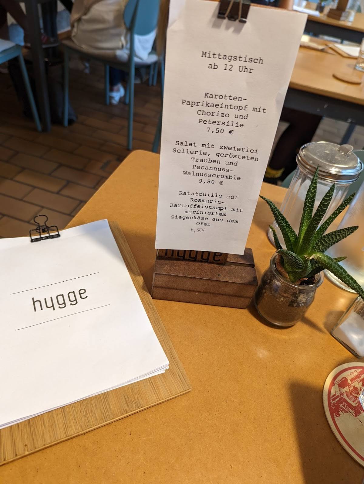 Speisekarte von Hygge cafe, Mainz
