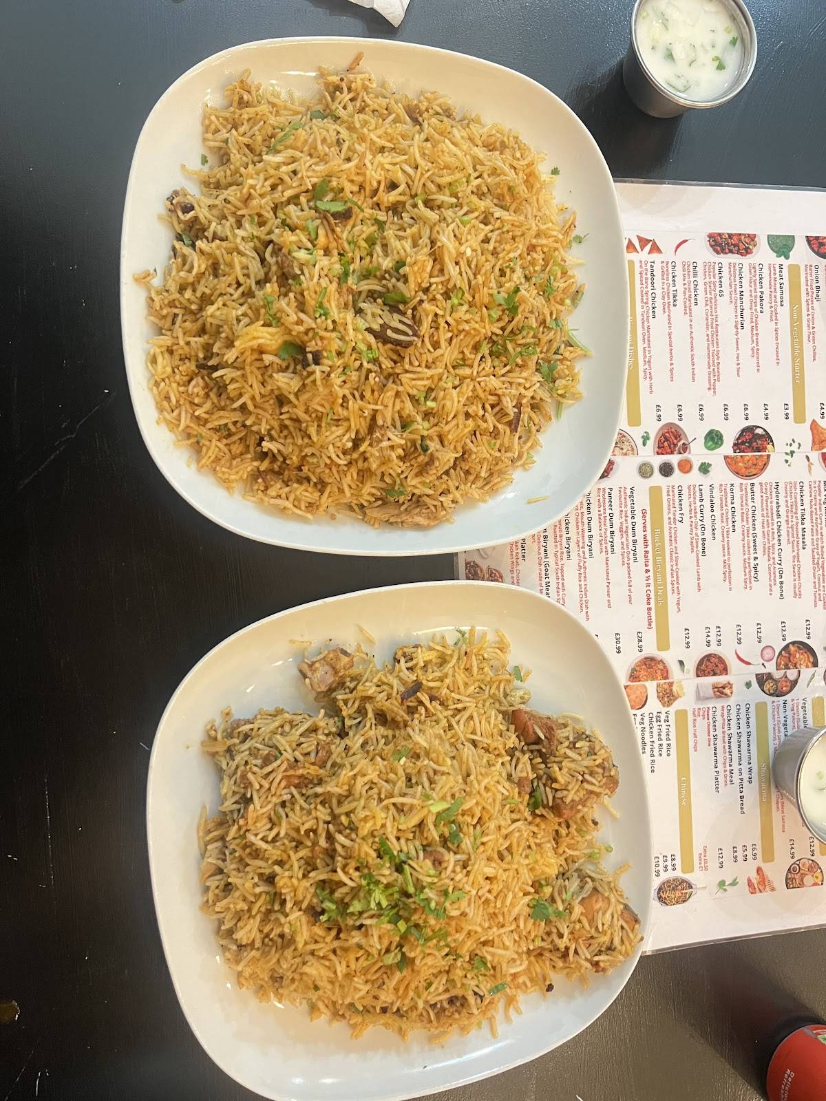 Menu at Indian Tiffins Belfast, Belfast