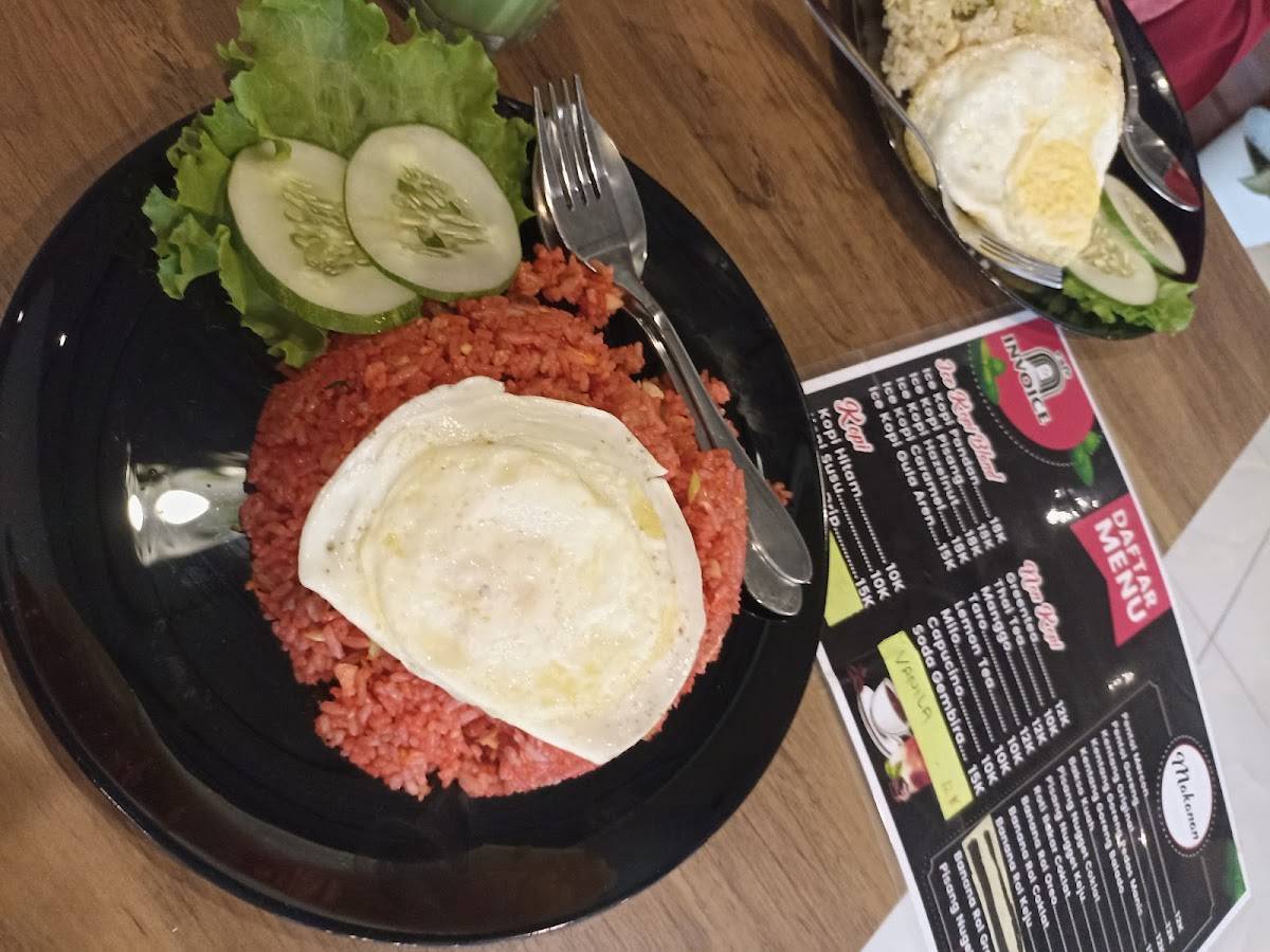 Menu At Invoice Cafe Indonesia
