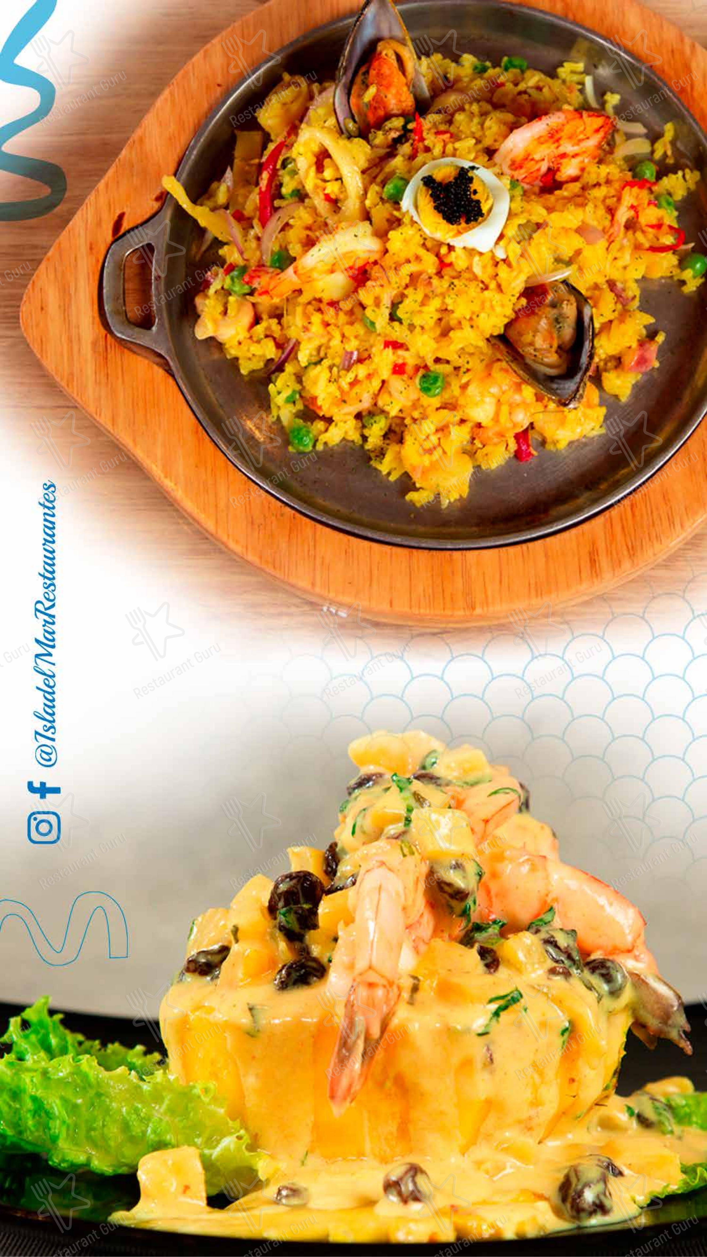 Carta del restaurante Isla del Mar San Andresito, Bogotá, Cl. 8a #36 76