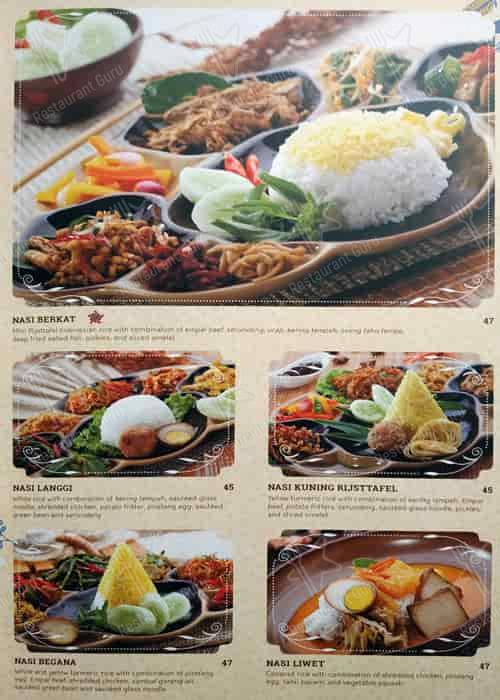 Menu at REMBOELAN restaurant, West Jakarta, Unit L1 - 118 & L1 - 119