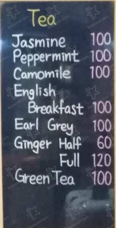Menu at Jar Tree cafe, Antipolo
