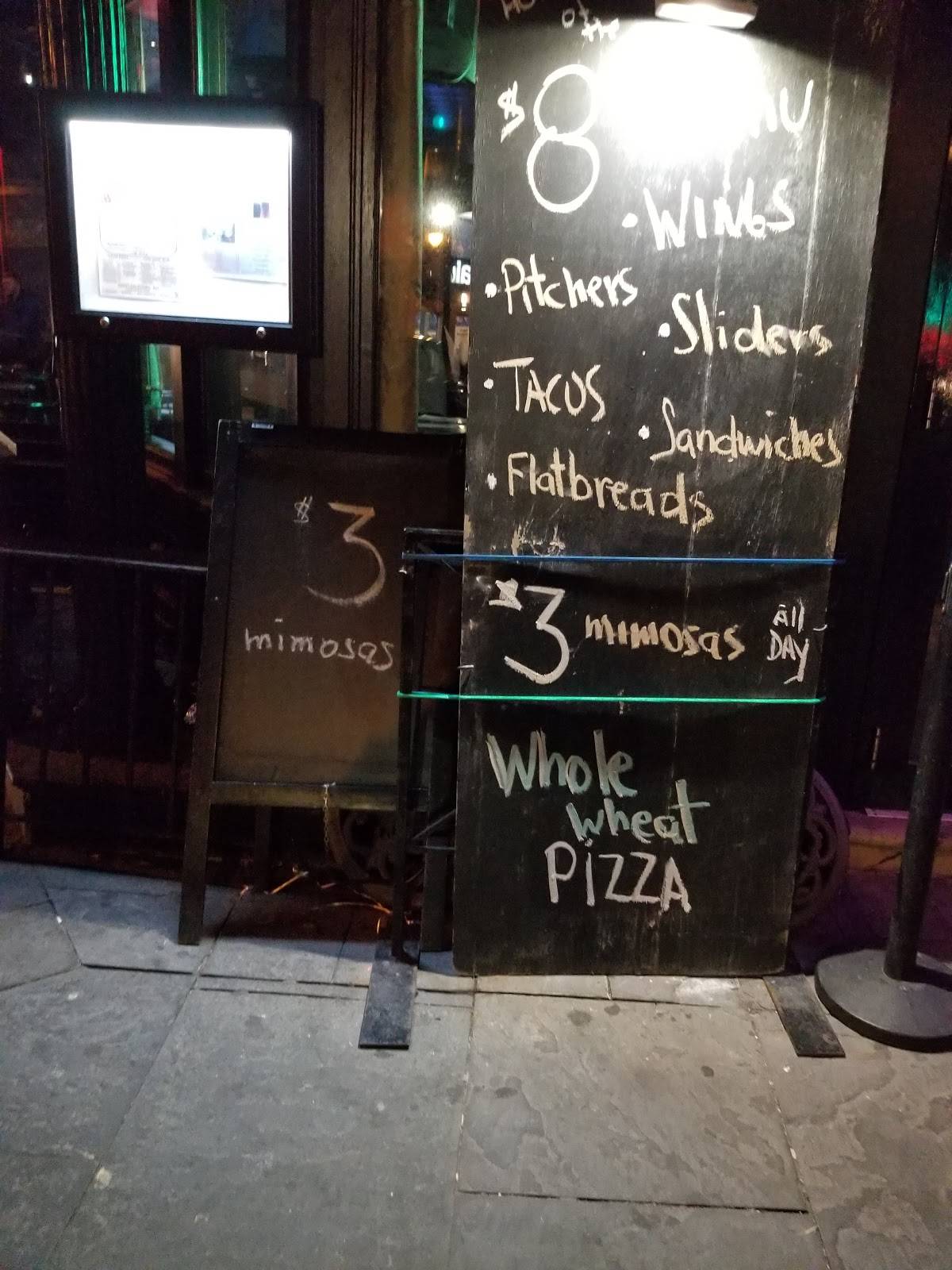 Carta de Grove Corner Bar, Jersey City