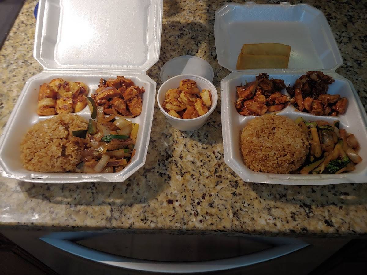 Menu at Jo Hibachi restaurant, Conway