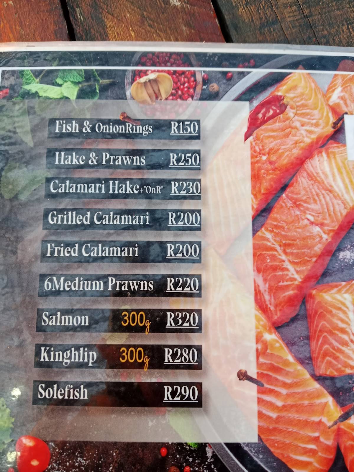 Menu at Jojo Rooftop Lounge restaurant, Johannesburg