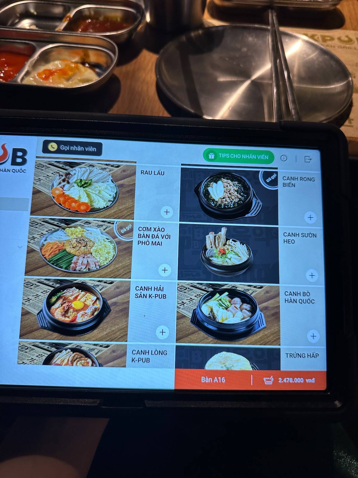 Menu at K-Pub AEON MALL Tân Phú Celadon, Ho Chi Minh City