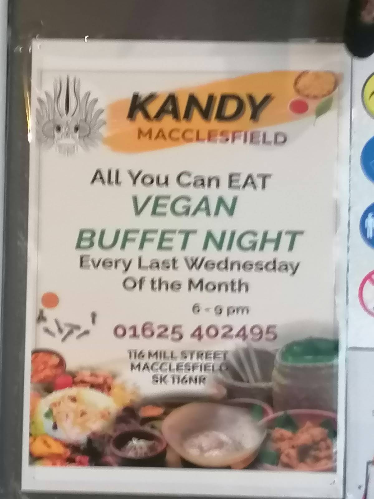 Menu at KANDY Authentic Sri Lankan Restaurant, Macclesfield