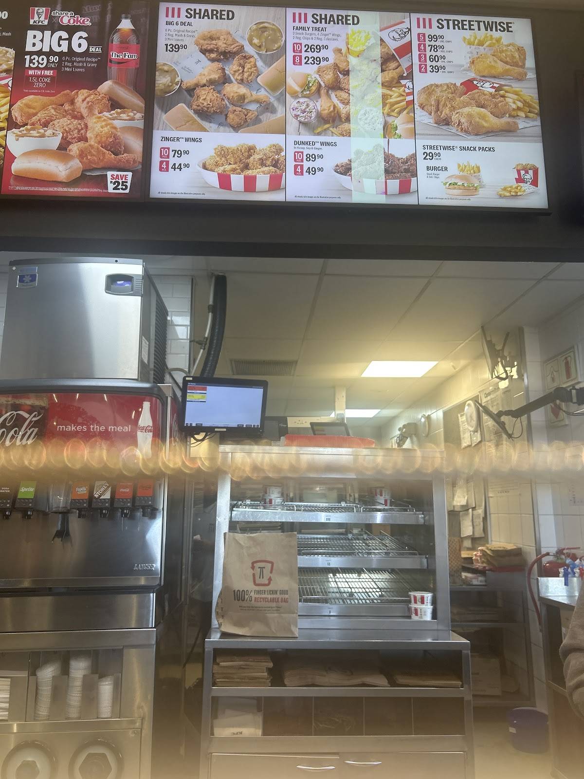 Menu at KFC Atlantis restaurant, Cape Town, Cnr Charel Uys Dr