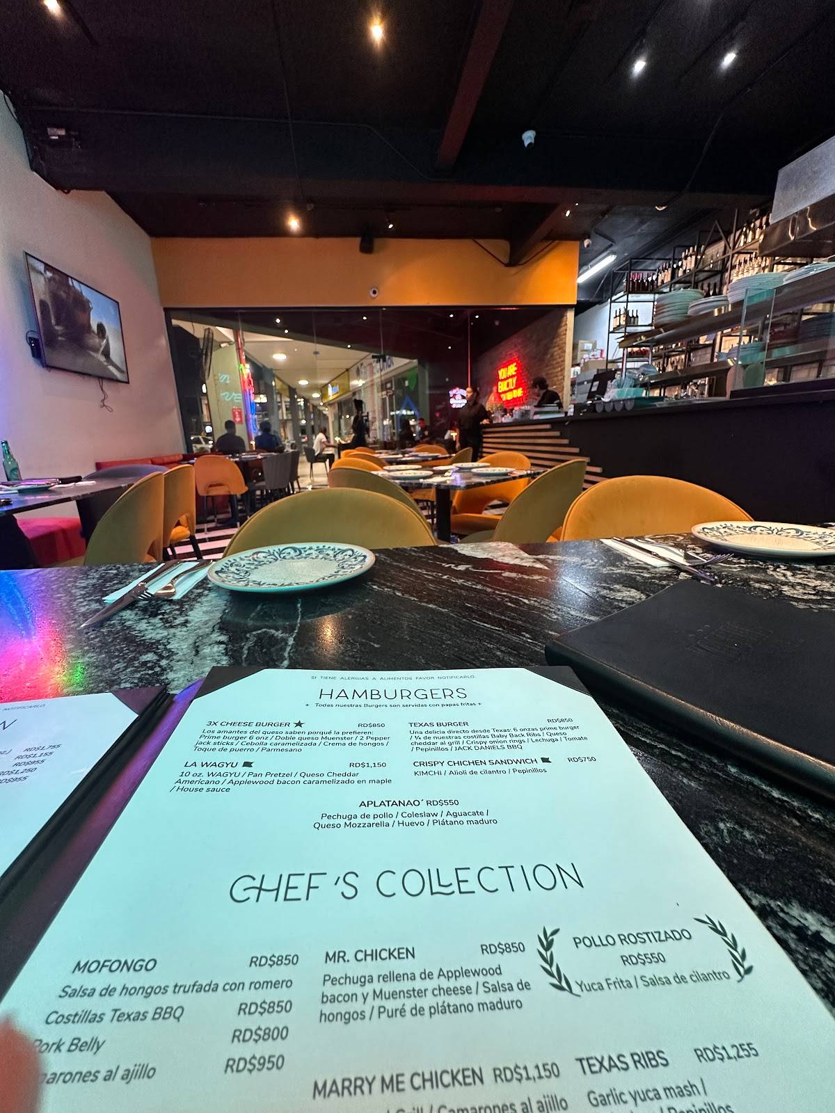 Carta del restaurante Kachao Kitchen Zona Oriental, Santo Domingo Este