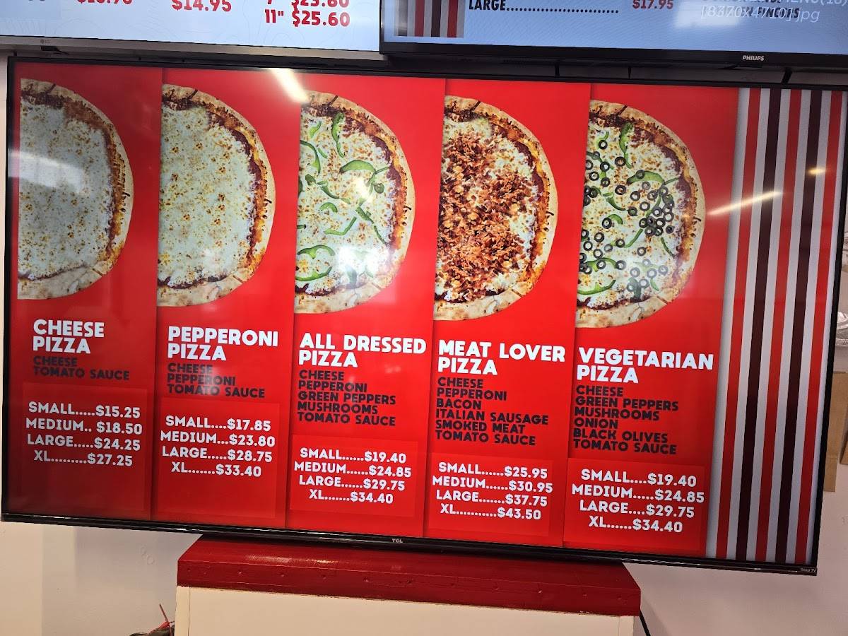 Menu at Diabo's Restaurant, Kahnawake