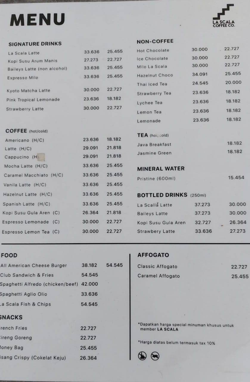 Carta del restaurante Kanopi - Makan Nongkrong Ngopi, Surabaya