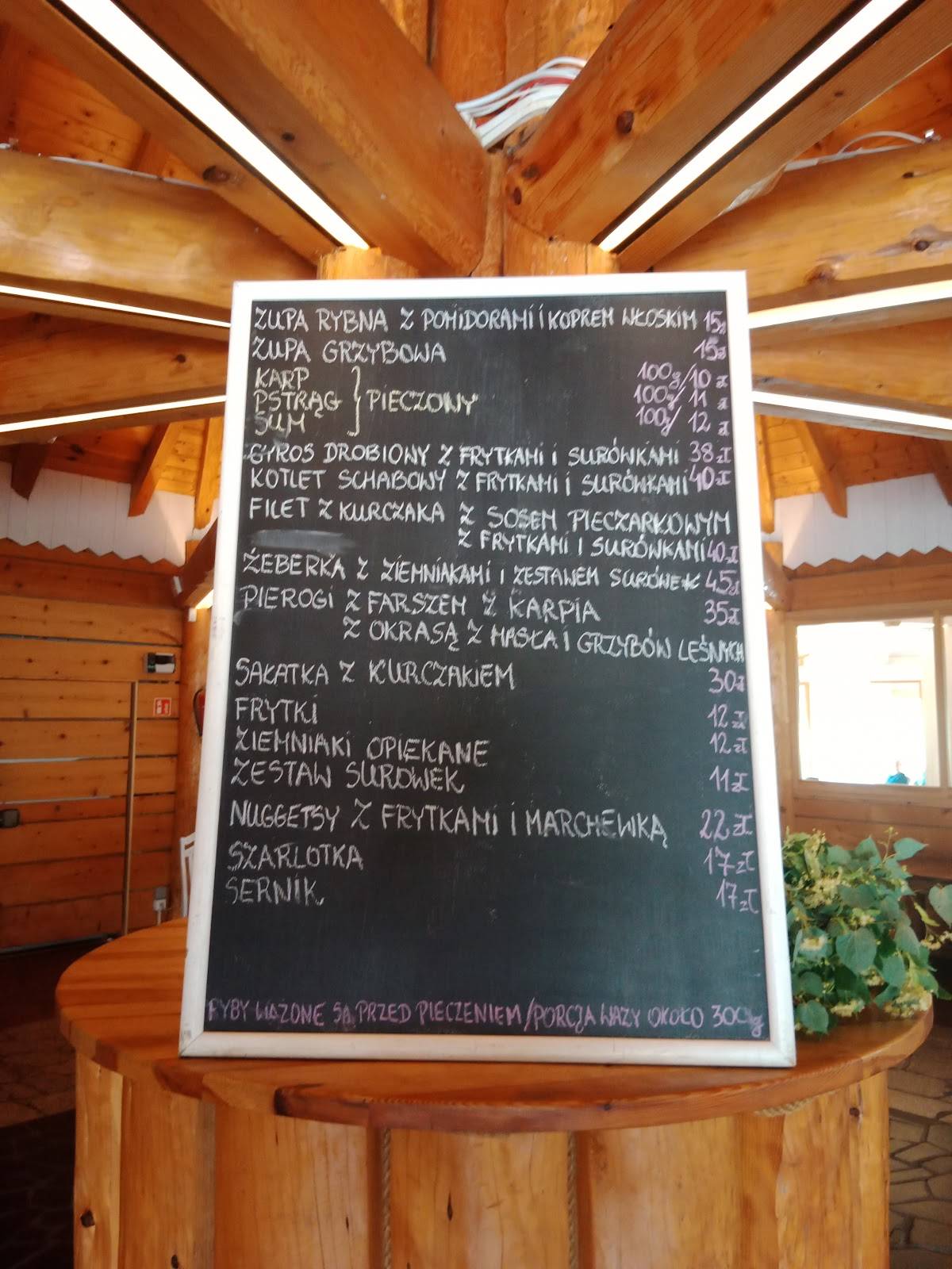 Menu at Karczma Dębowy Dwór restaurant, Ruda Różaniecka