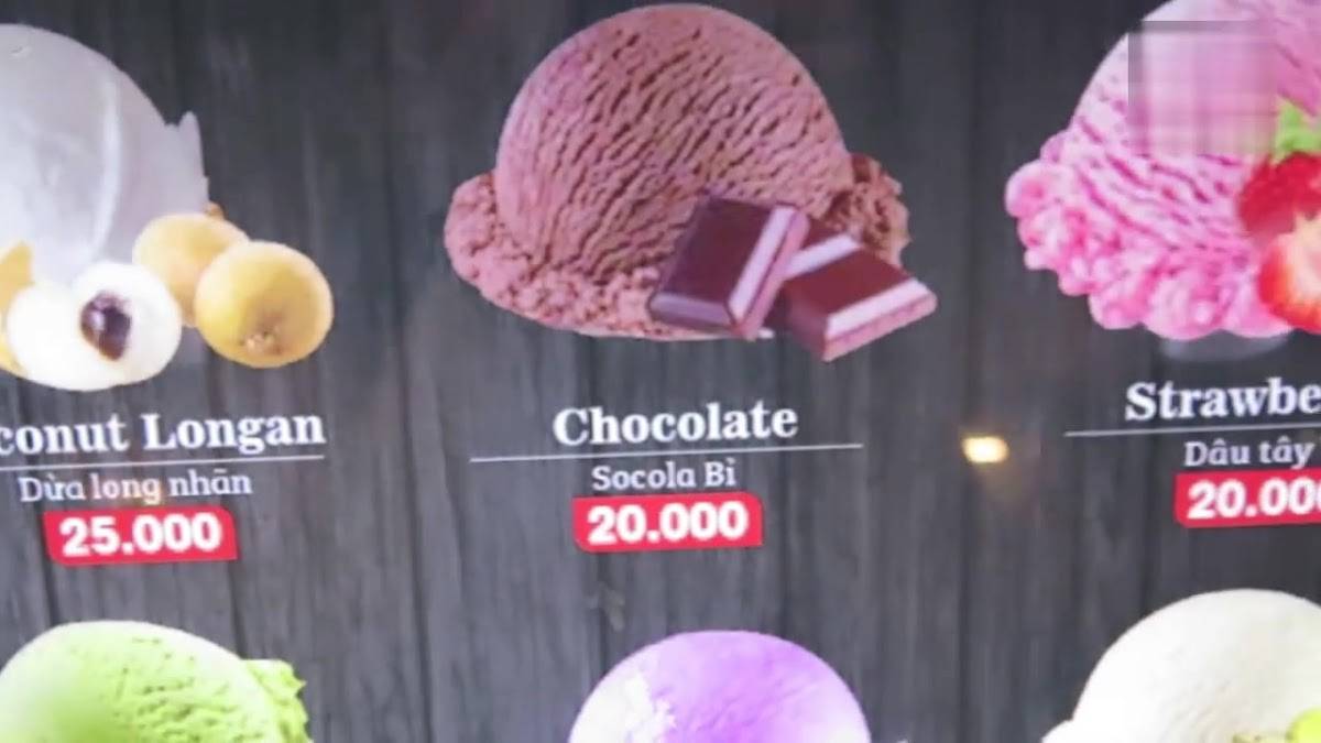 Menu at Kem ống Hương Xưa cafe, Thu Dau Mot