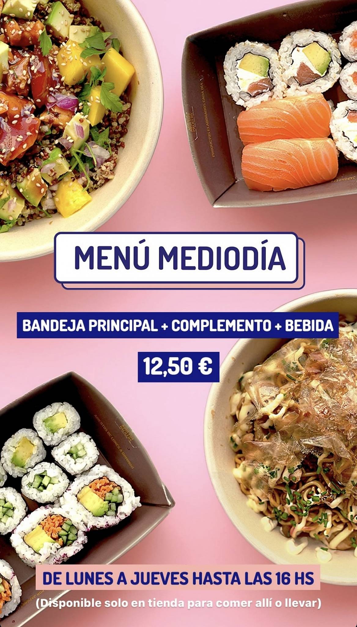 Carta del restaurante Kento - Sushi Para Llevar, Valencia, Calle del ...