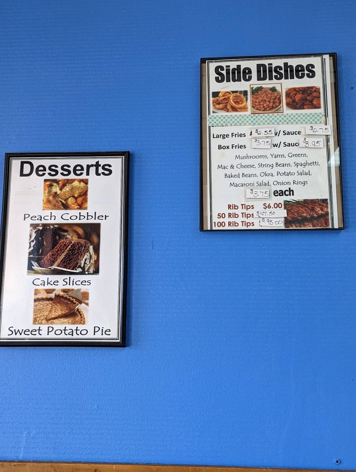 Menu at Kim's Wings restaurant, Euclid, Lakeshore Blvd
