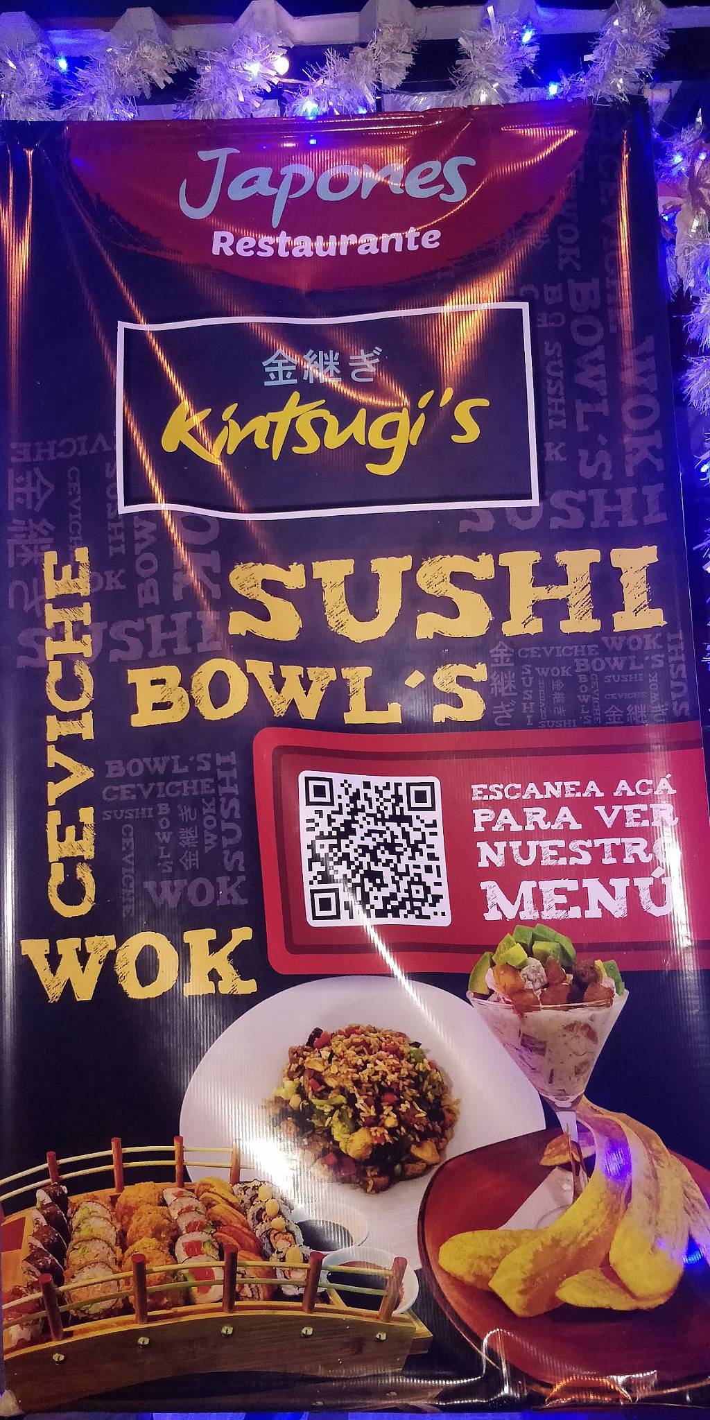 Carta del restaurante Kintsugi's Sushi, Girardot