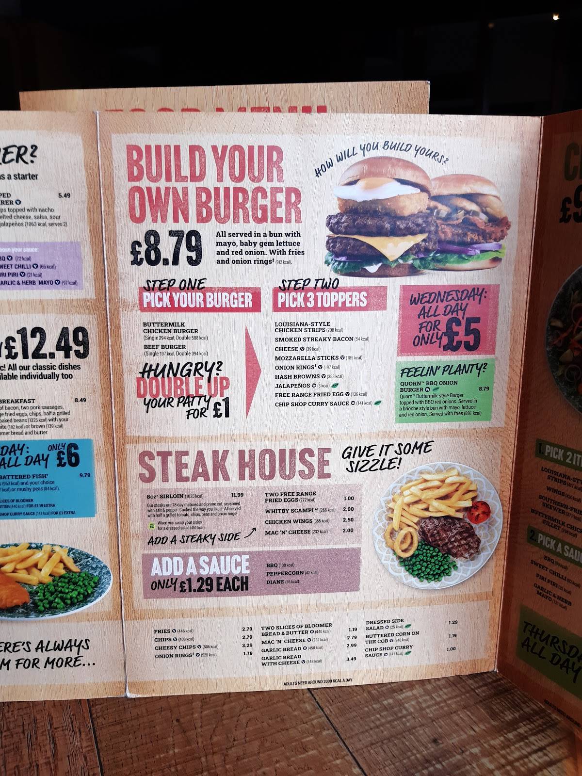 Menu at Knowsley pub & bar, Bury