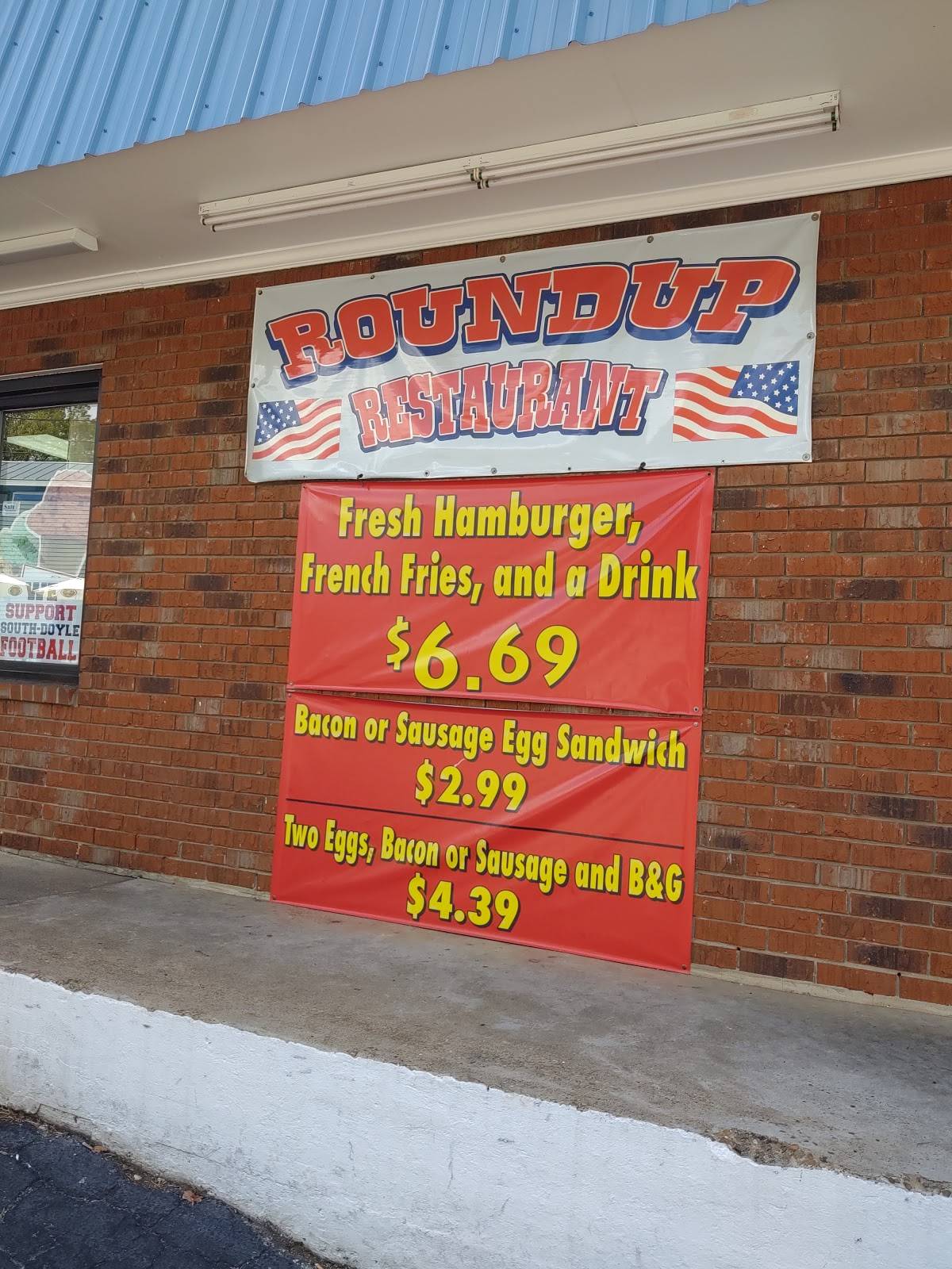 Menu at Round Up Restaurant and Ice Cream, Knoxville