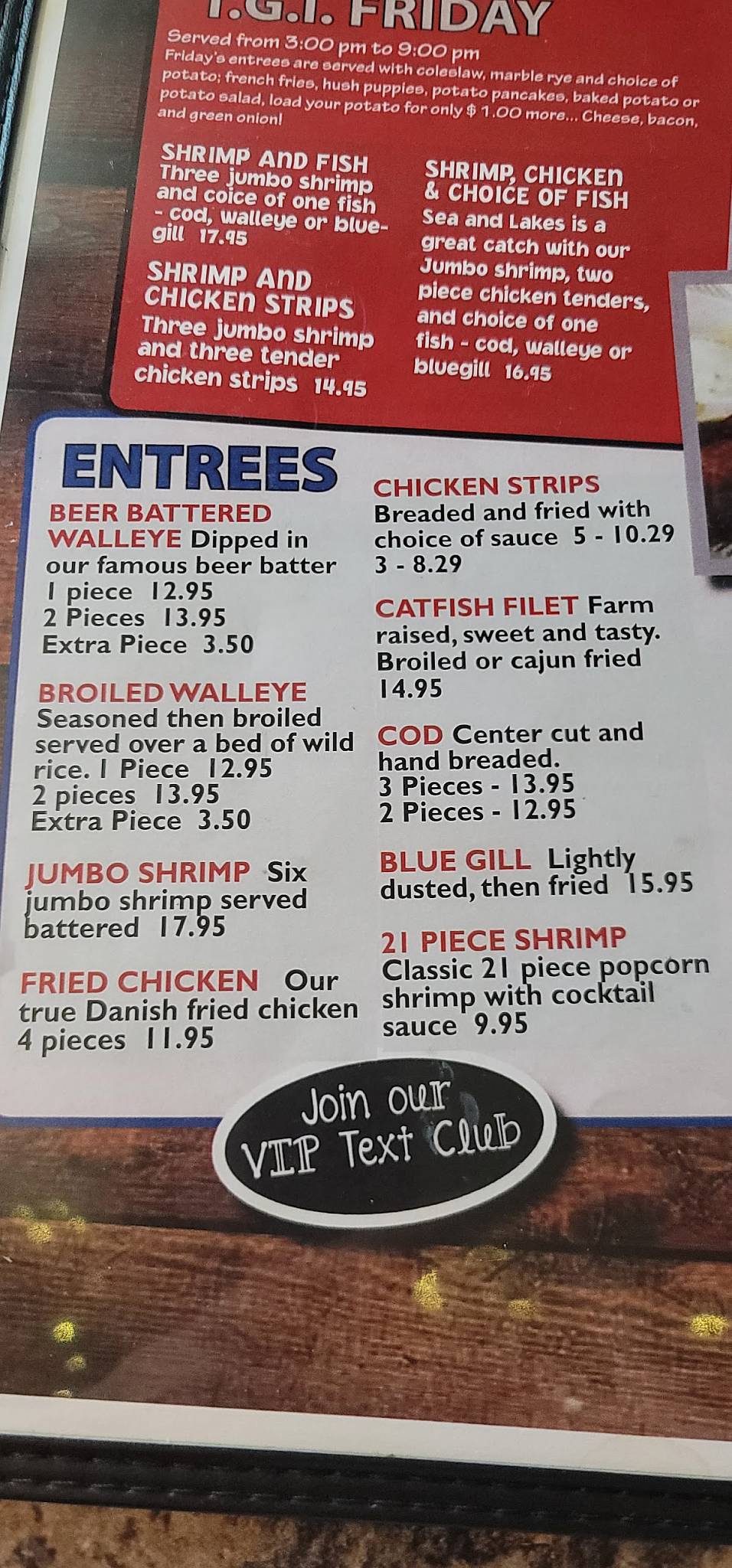 Menu at Knute's Bar & Grill, Orfordville