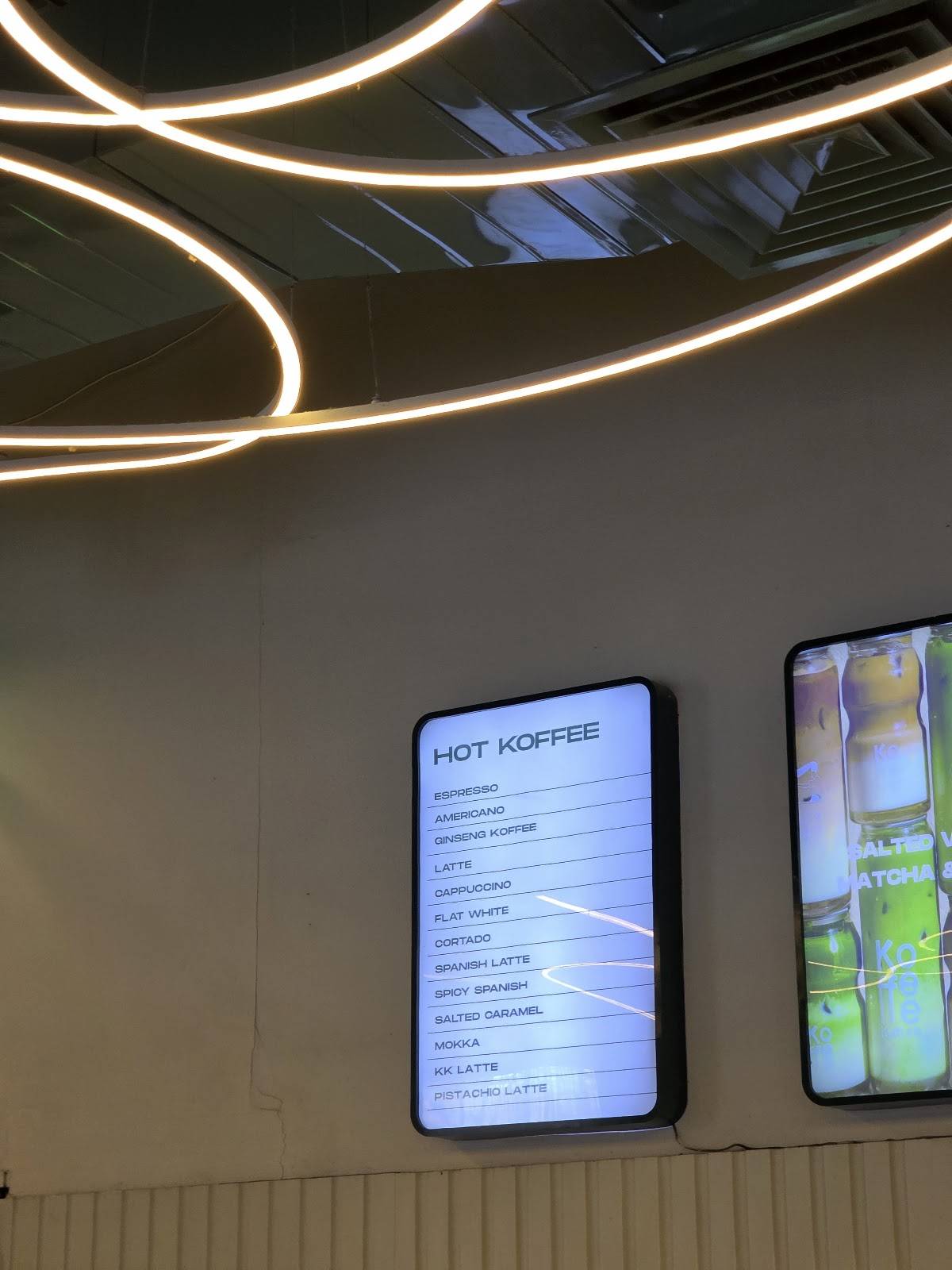Menu at Koffee Kulture cafe, Sheikh Zayed City, Arkan Plaza
