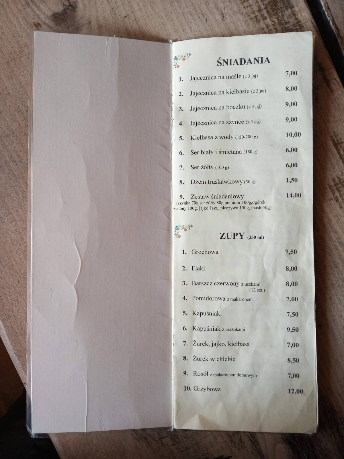Menu at Górski Grill Bar 24 h, Kotlin, Poznańska 46c