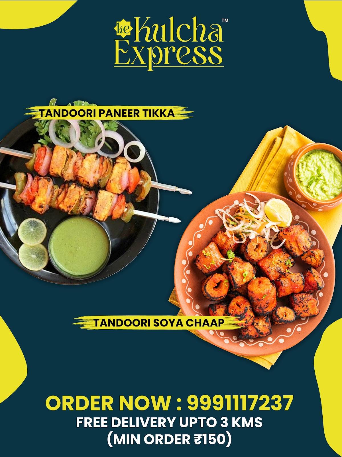 Menu at Kulcha Express, Gurugram