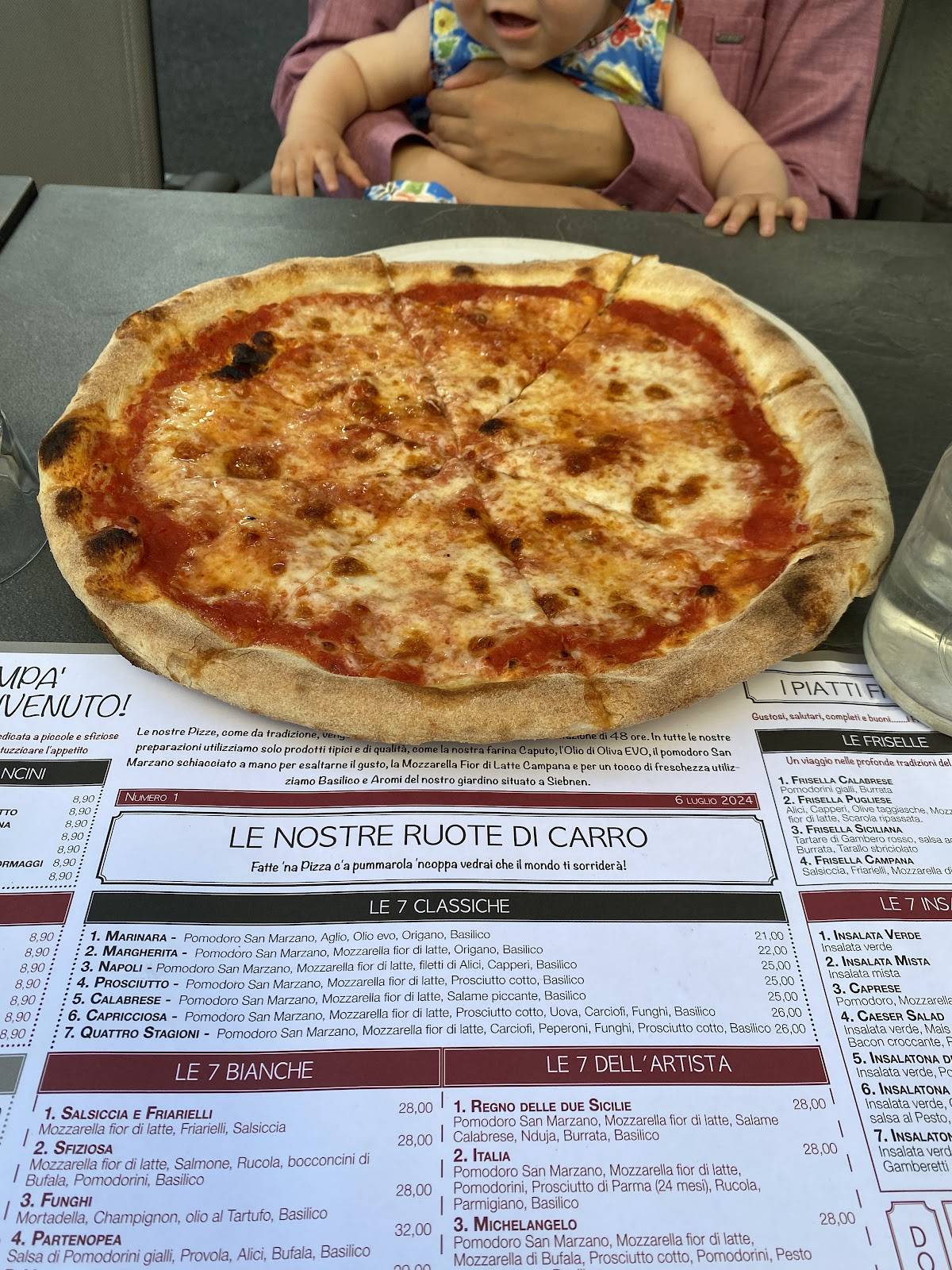 Menu da L'Artista Zürich-Lochergut, Pizza Napoletana, Zurigo