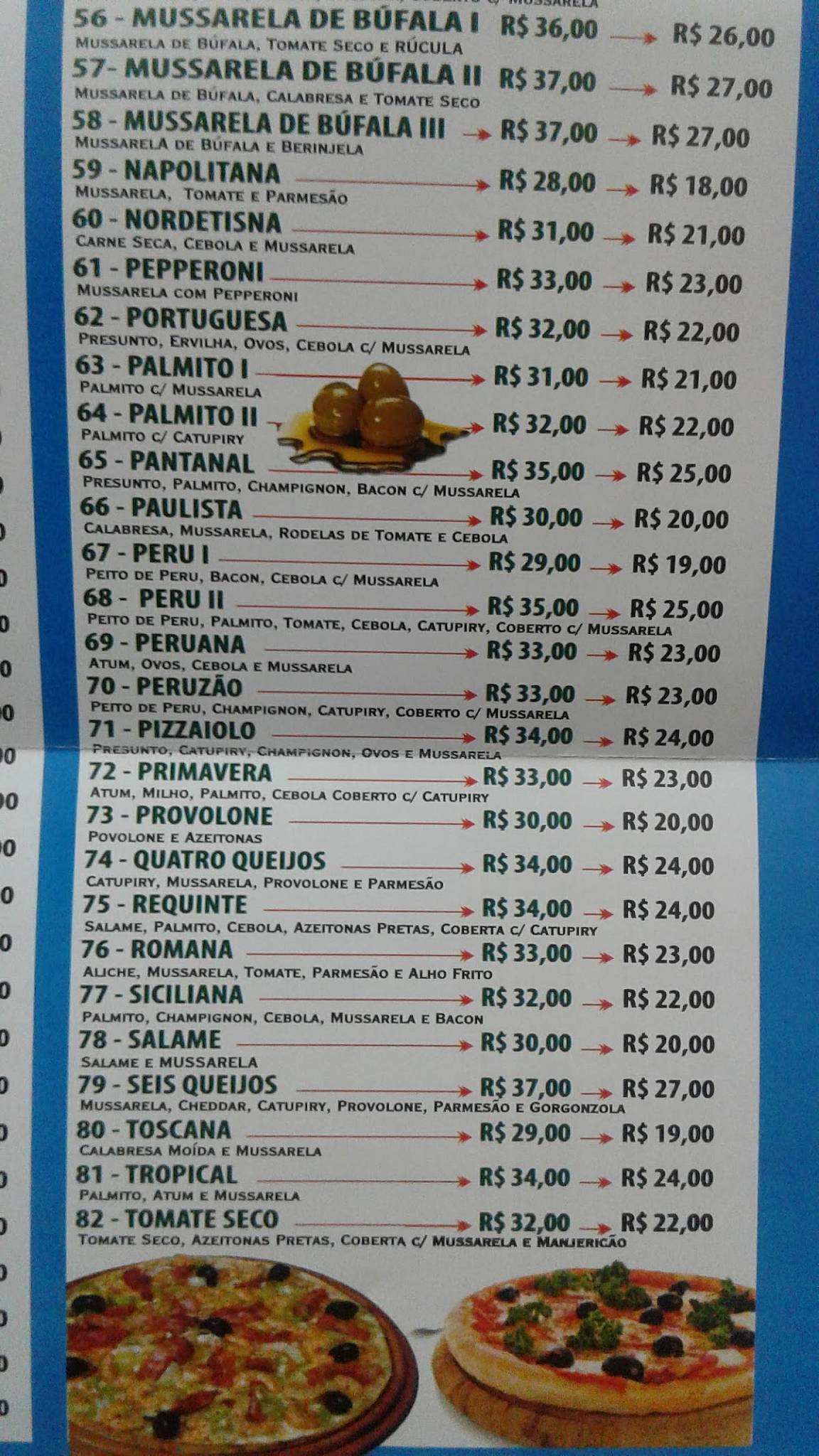 Menu at La Favorita Pizzaria & Lanchonete, São Paulo, R. Maria Isabel ...