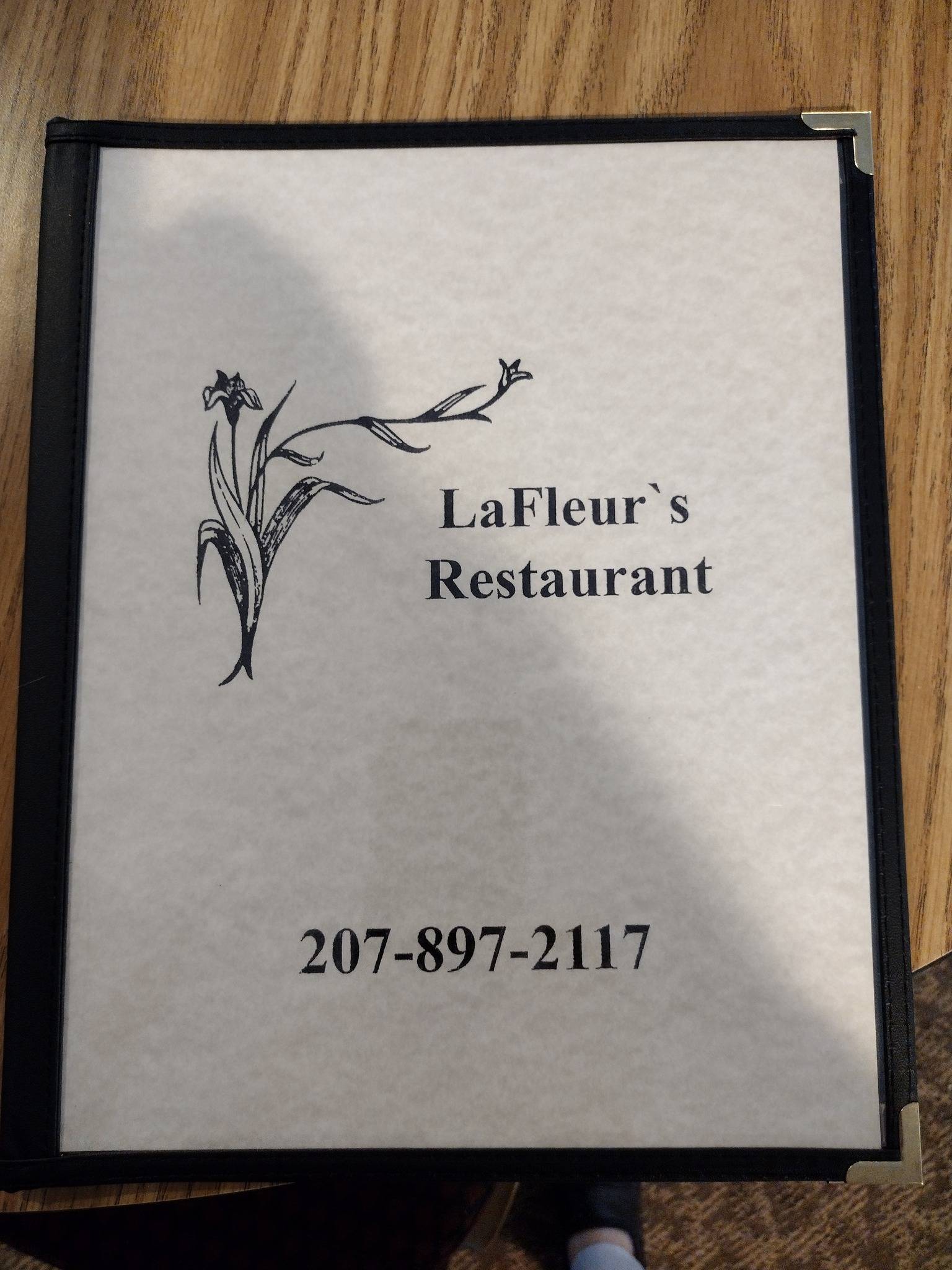Menu at La Fleurs Restaurant, Jay