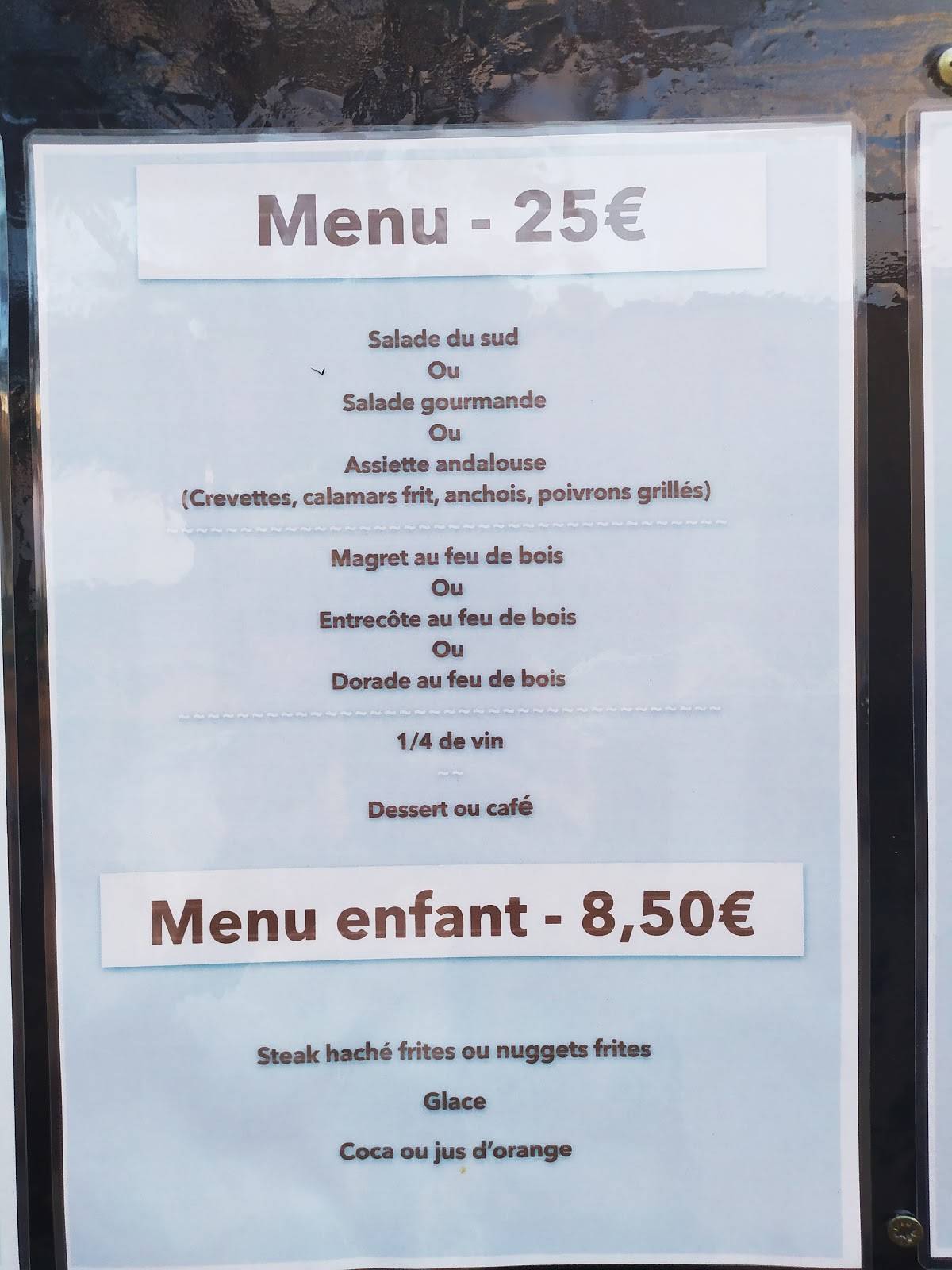 Menu au La Grillade De Lou Mercat restaurant, Roubia