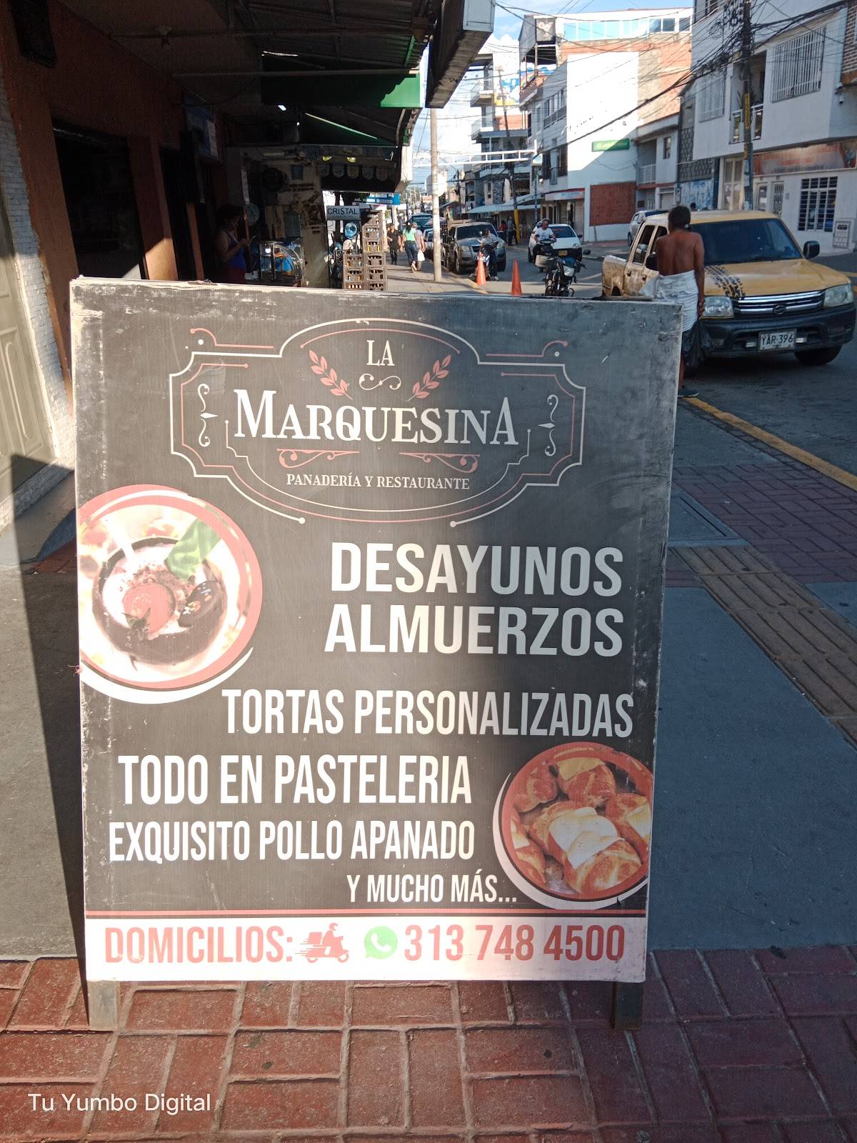 Menu at La Marquesina, Yumbo