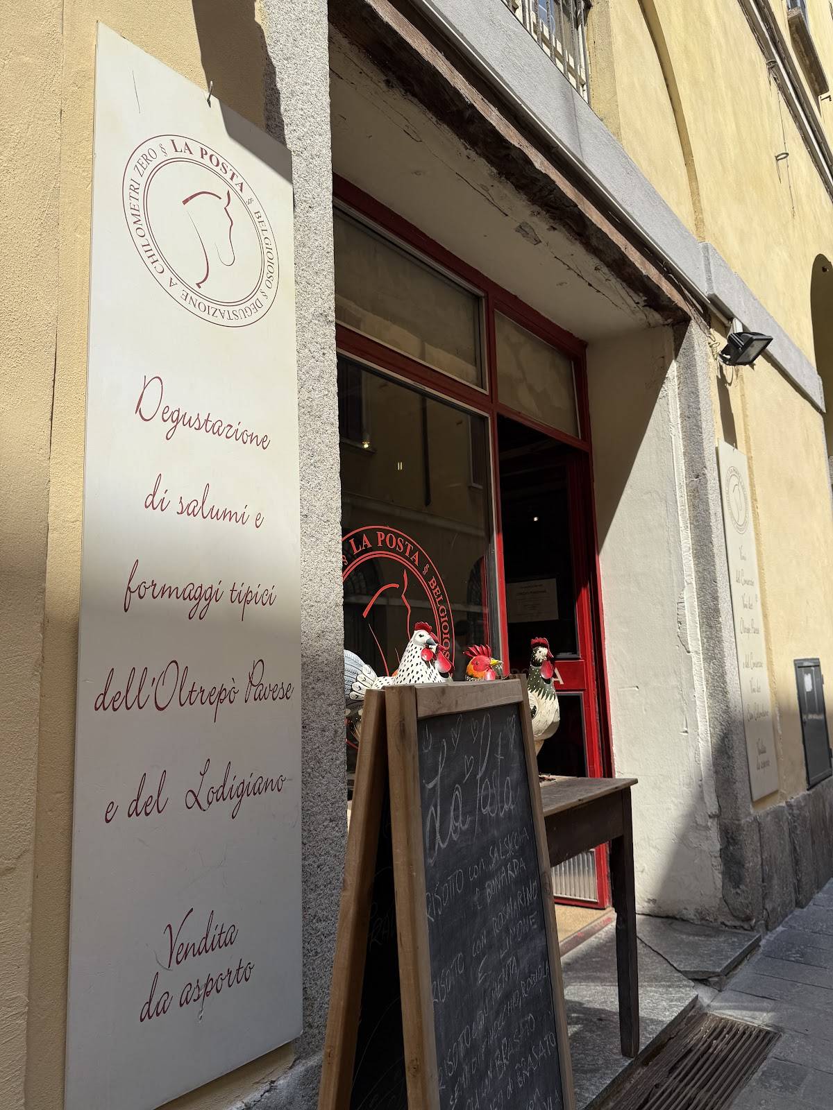 Menu da La Posta ristorante, Pavia, Corso Giuseppe Garibaldi