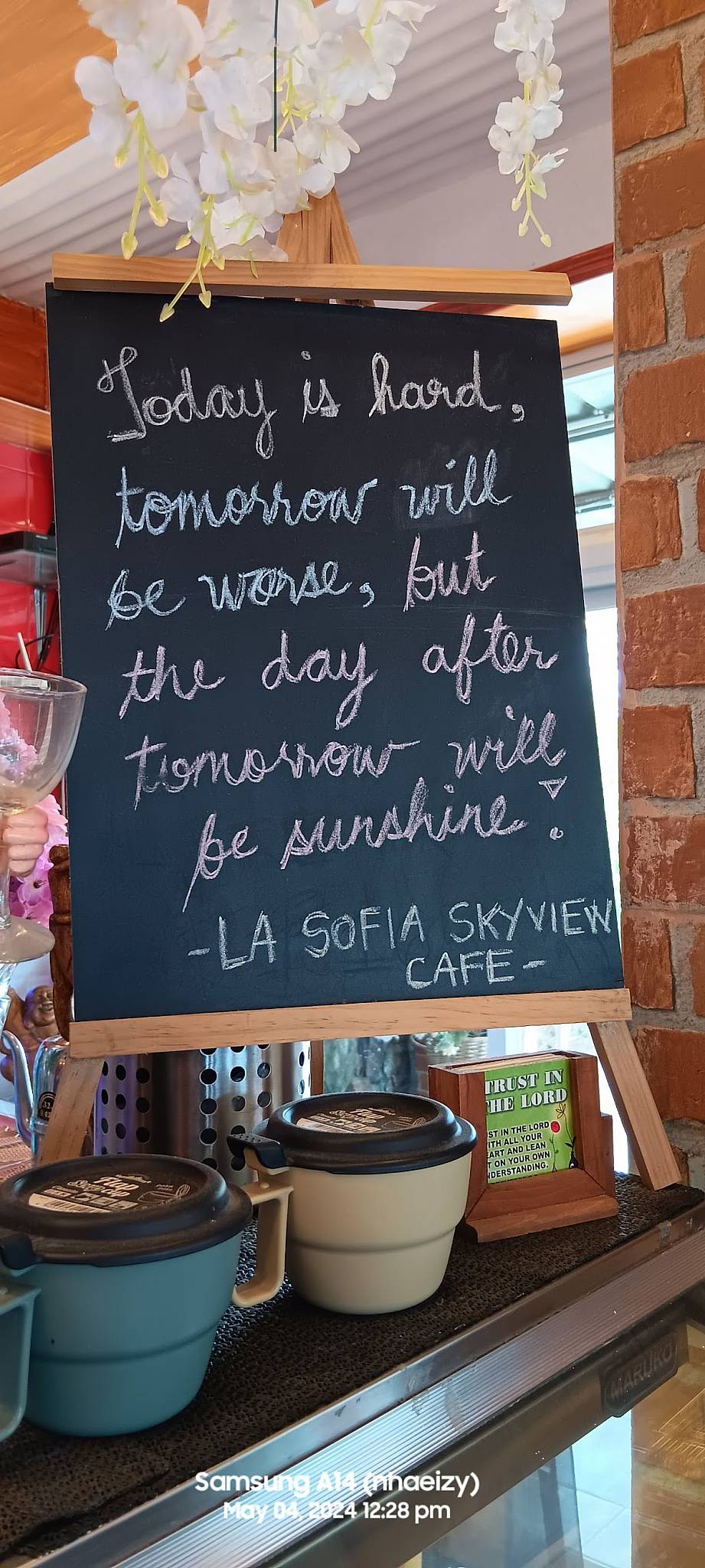 Menu at La Sofia Sky View Cafe, Cabuyao