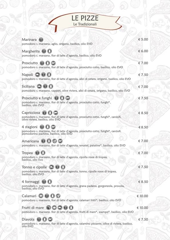Menu da La Verace Pizzeria gourmet e friggitoria, Borgosesia, Corso ...