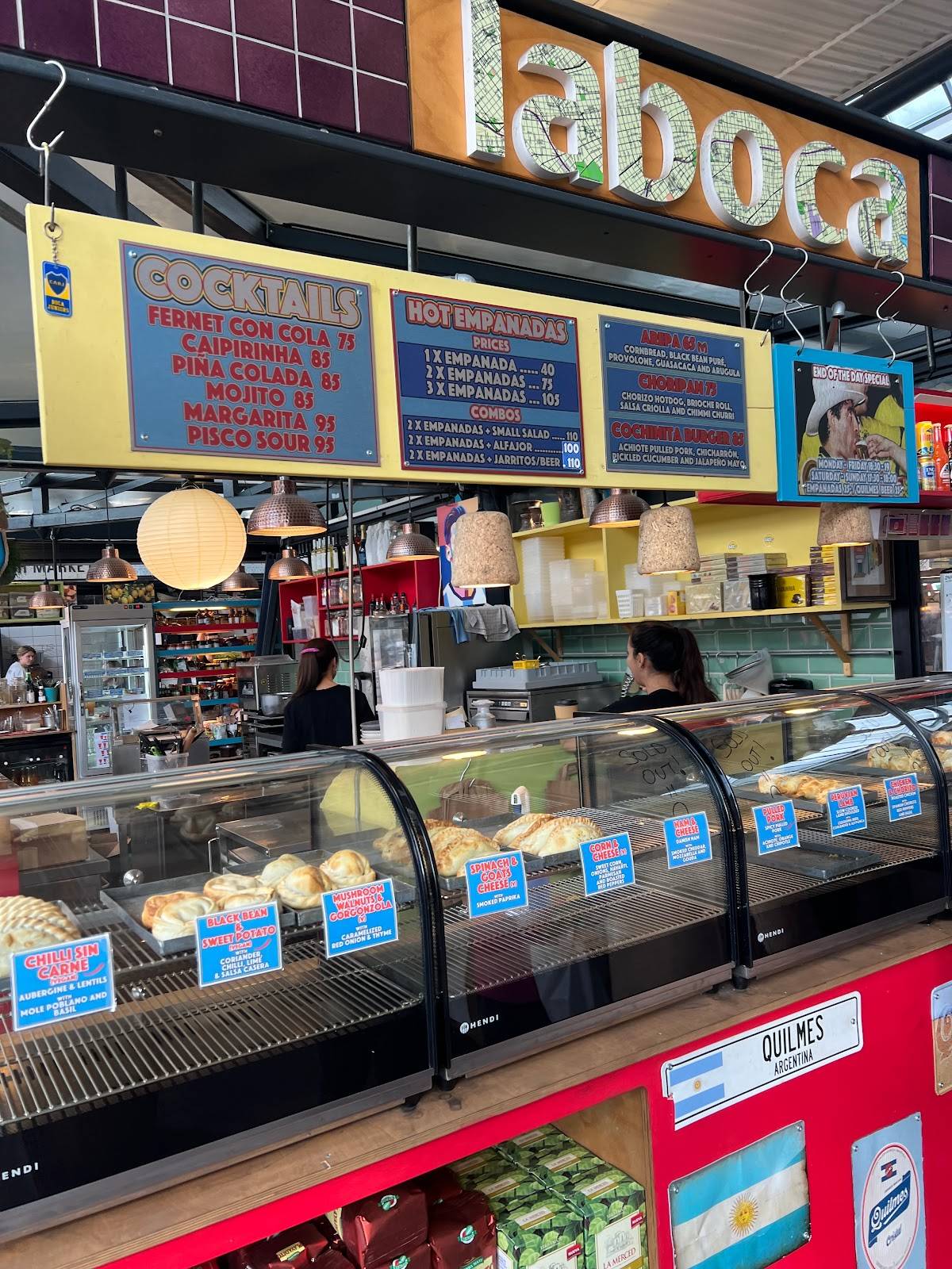 Speisekarte von Laboca restaurant, Kopenhagen, Torvehallerne Hal