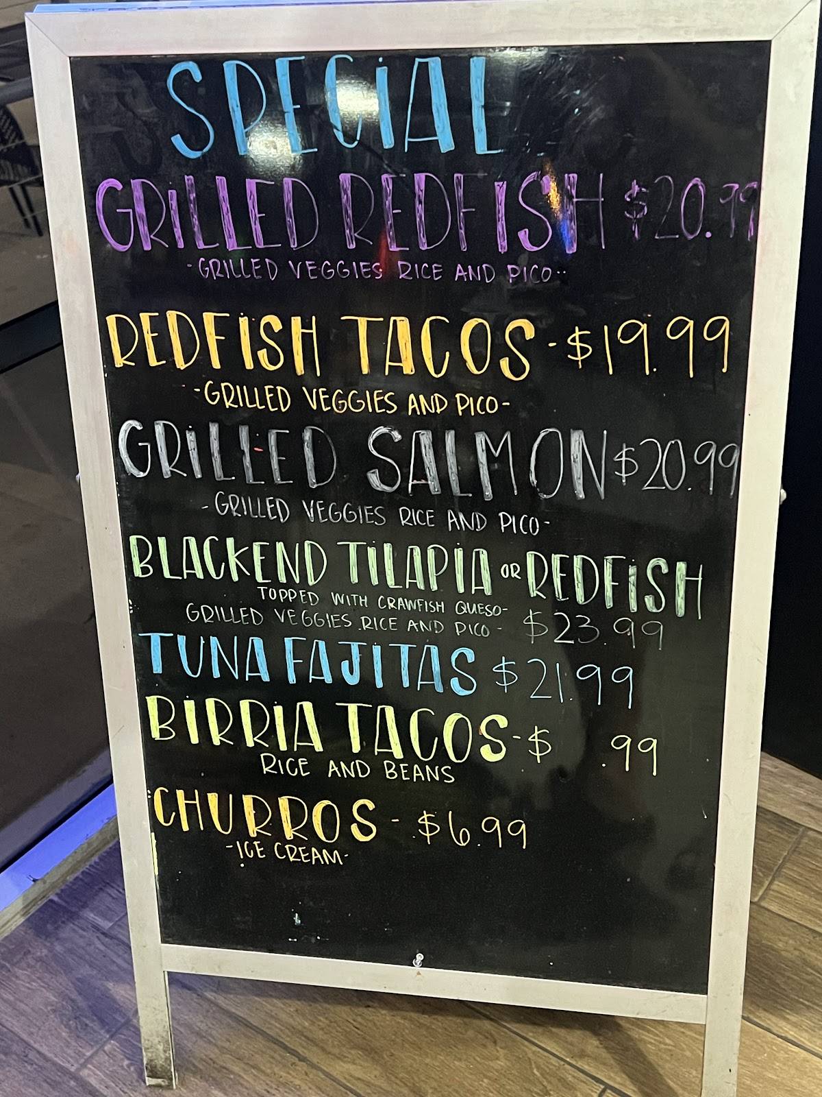 Menu at Lagunas Mexican Grill & Cantina pub & bar, Lake Charles