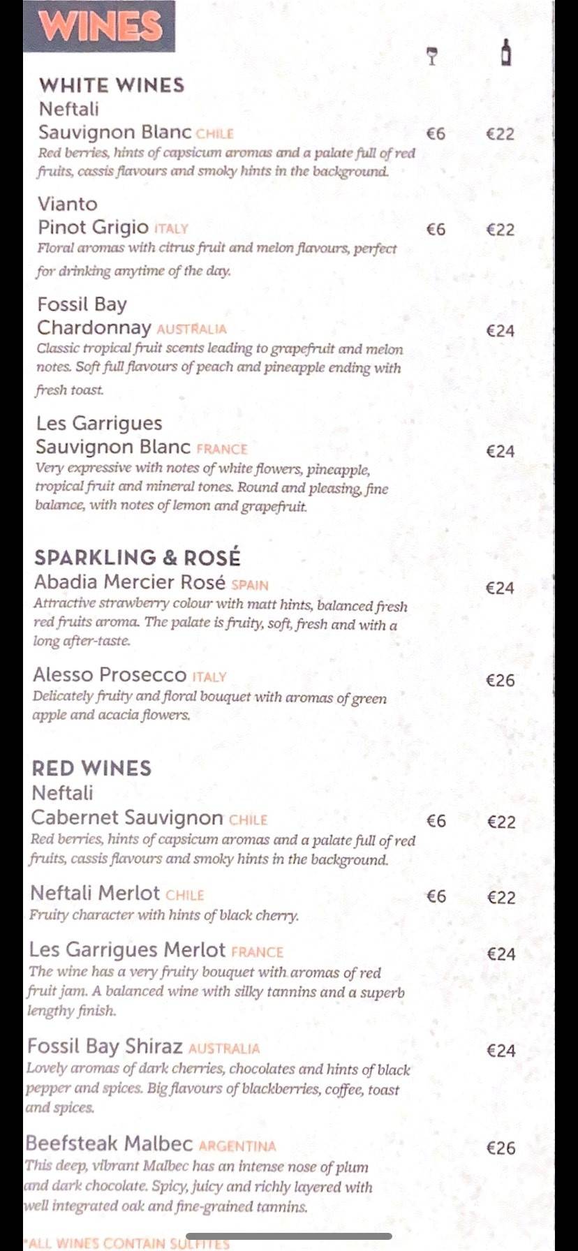 Carta del restaurante Lana Kilkenny Asian Street Food, Kilkenny