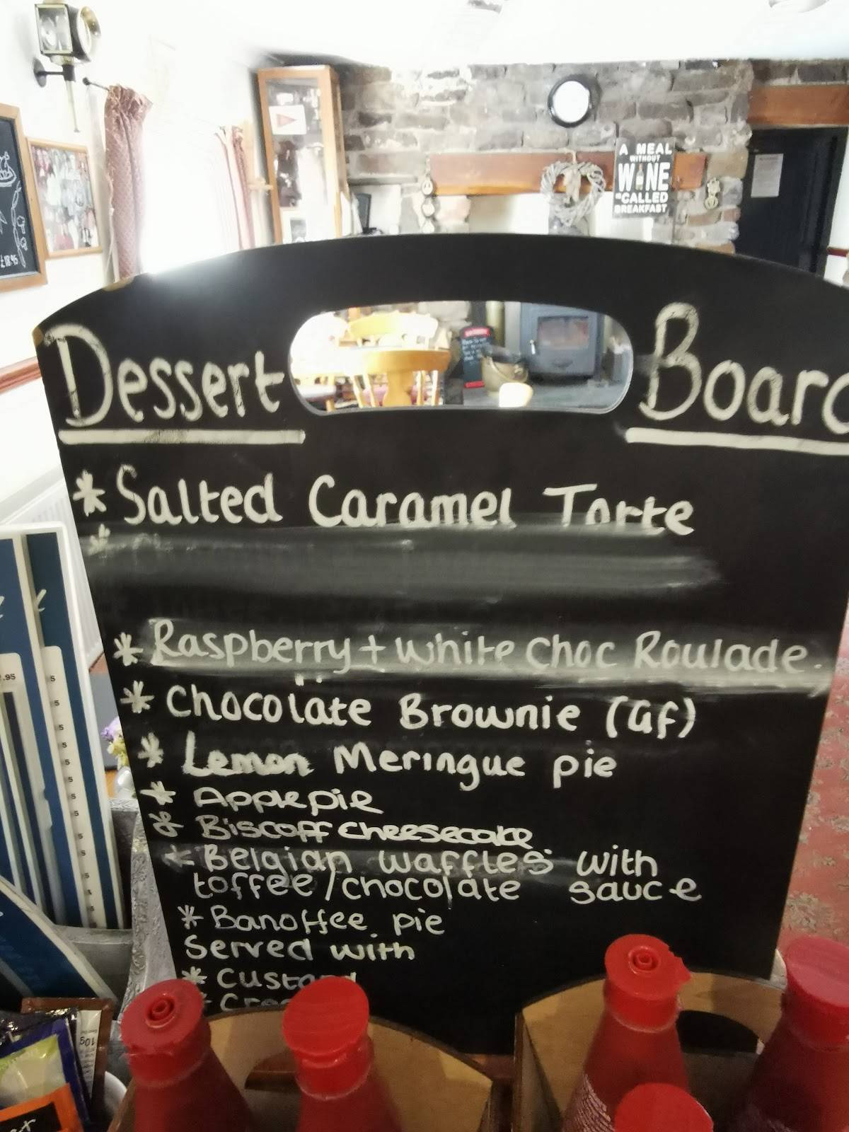 Menu at Lawrenny Arms restaurant, Lawrenny, Lawrenny Road