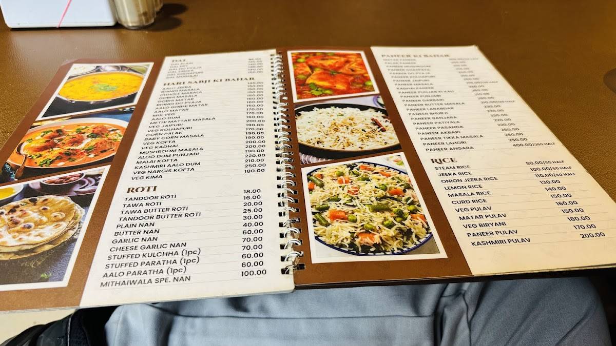 Menu at Laxminarayan Mithaiwala, Rajnandgaon
