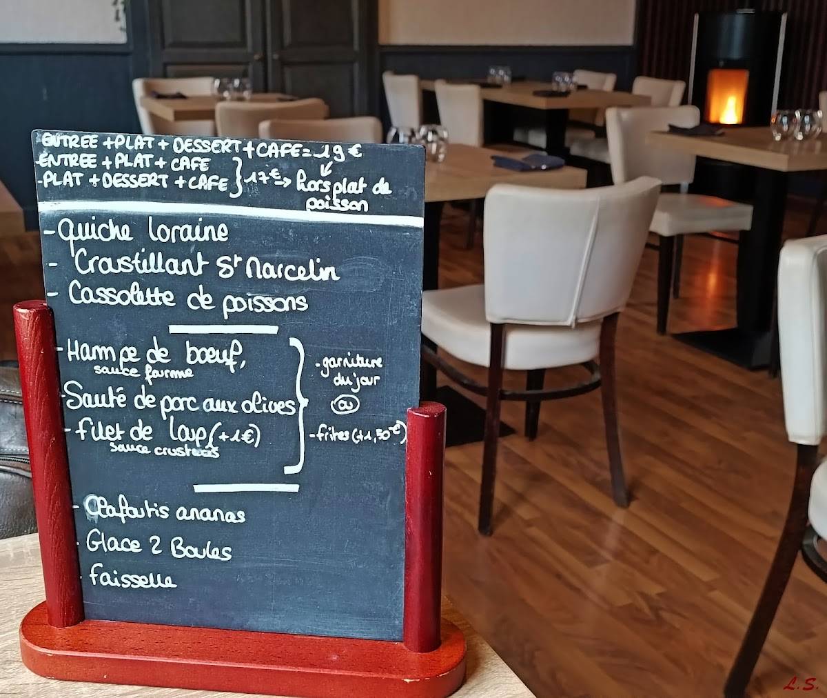 Menu au Le Gourmand restaurant, Ambert