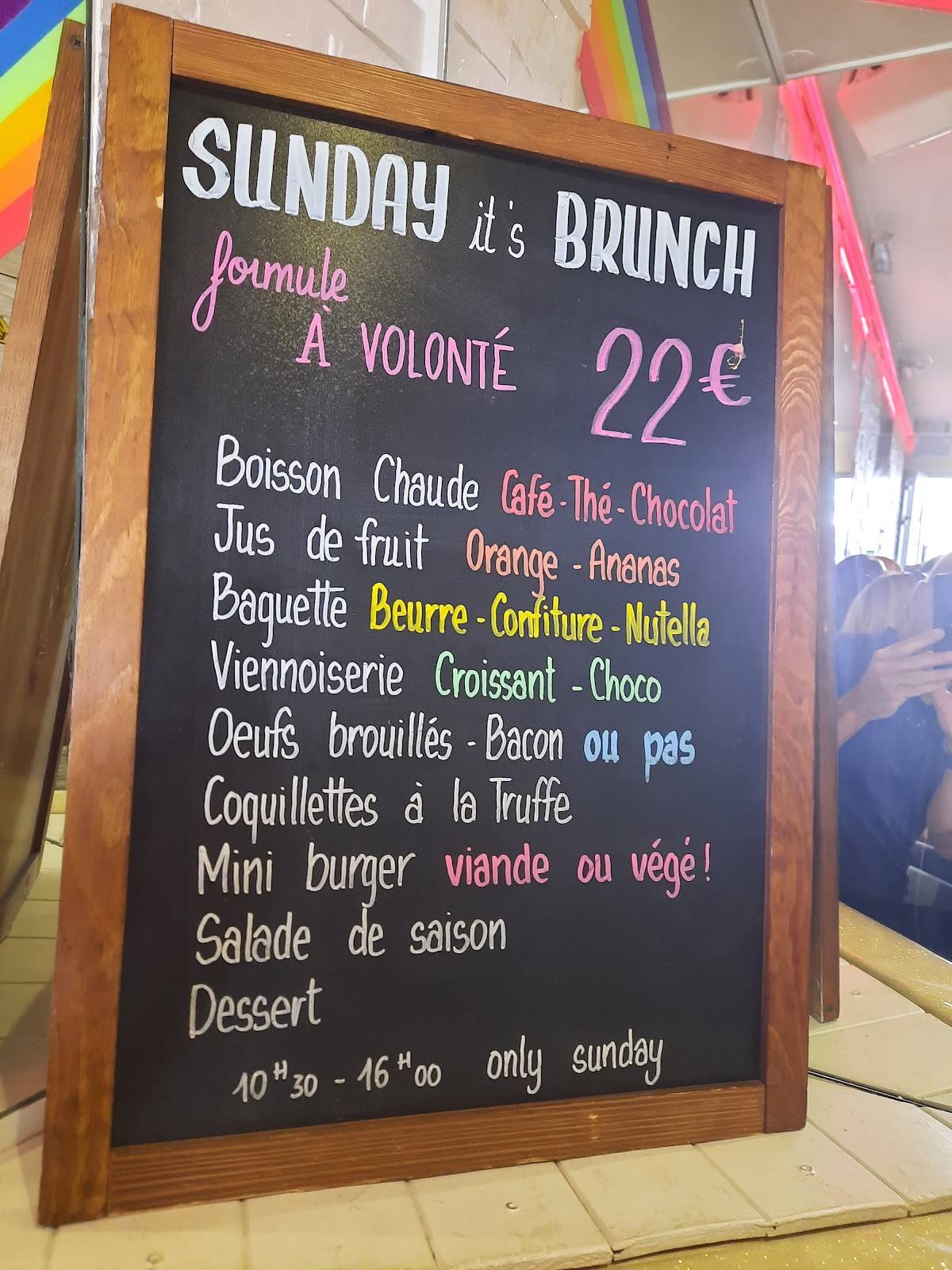 Menu au Le Ju' restaurant, Paris, 16 Rue des Archives