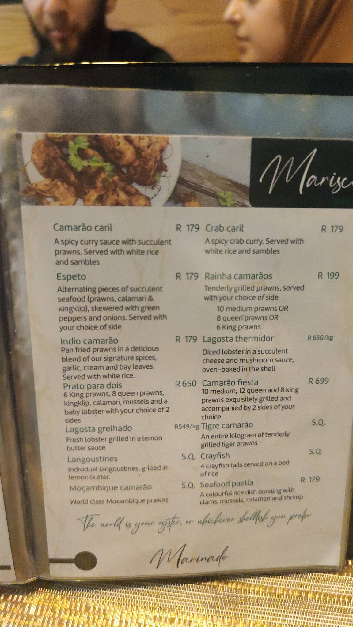 Menu at Le Kreamery restaurant, Benoni