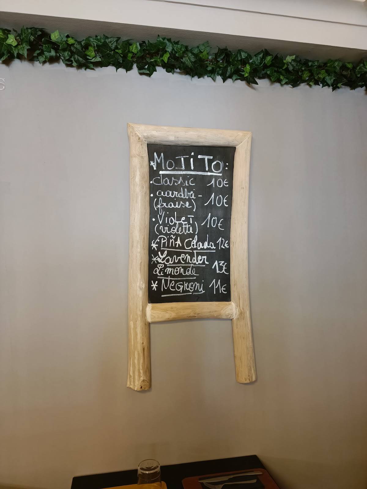 Menu au Le Petit Bonhomme, La Panne